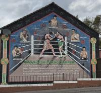 Ardoyne Bone Boxing Champions Mural in Belfast