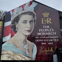 The People's Monarch Mural in Belfast