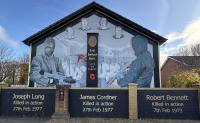 UVF East Belfast Battalion Lest We Forget Mural in Belfast