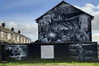World War I Wartime Efforts Mural in Belfast
