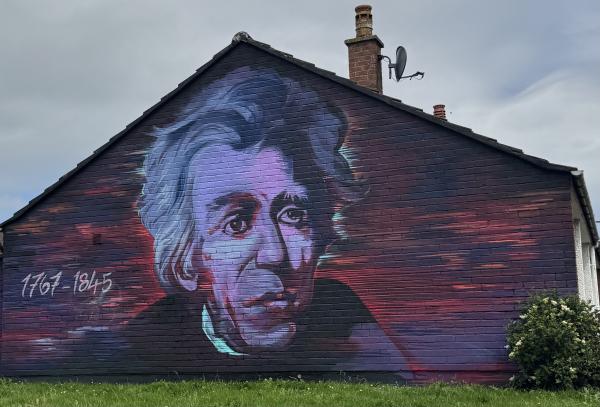 Andrew Jackson 1767–1845 Mural in Belfast