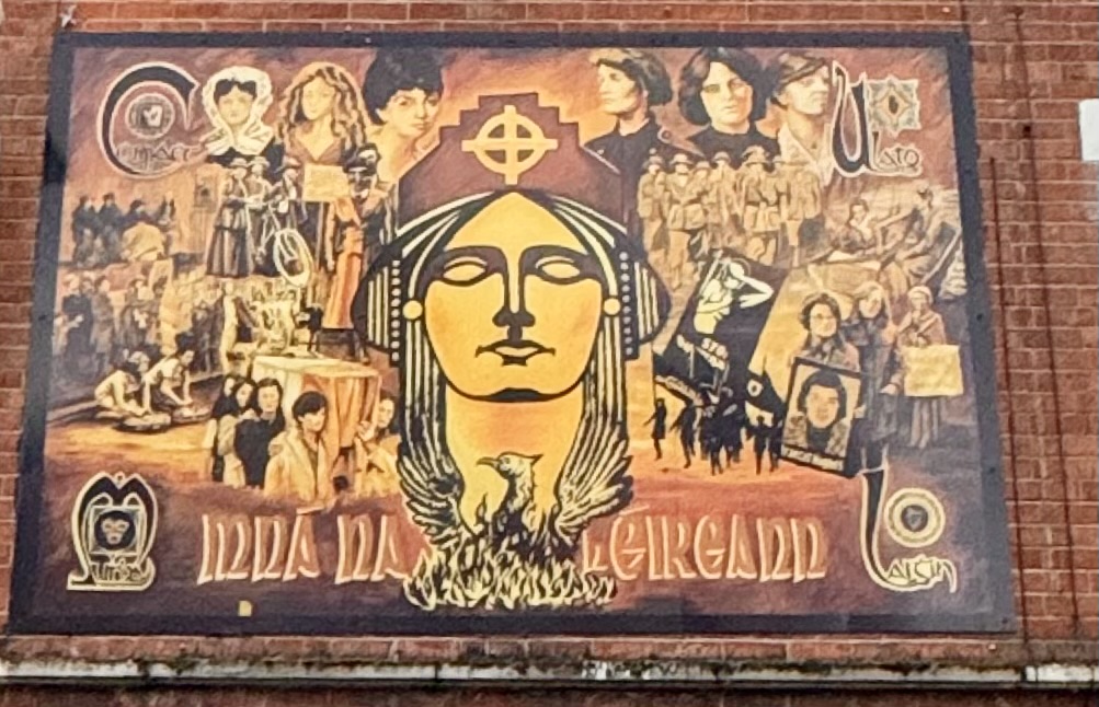 Women of Ireland Mural in Belfast